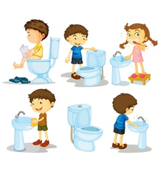 Bathroom Royalty Free Vector Image - VectorStock