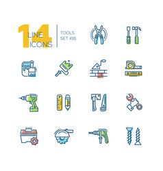 Designer tools icons Royalty Free Vector Image