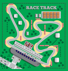 Race track Royalty Free Vector Image - VectorStock