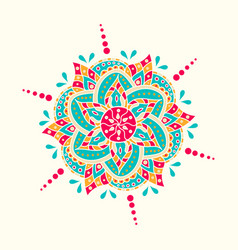 Traditional indian mughal architecture elements Vector Image