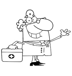 Cartoon doctor Royalty Free Vector Image - VectorStock