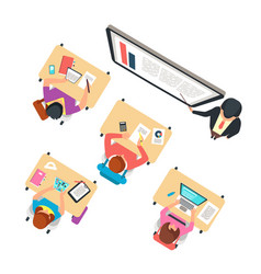 Kids playing kindergarten class cute children Vector Image