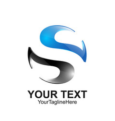 Gray letter s vintage concept Royalty Free Vector Image