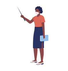 Happy teacher Royalty Free Vector Image - VectorStock