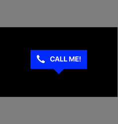 New incoming message concept on a blue background Vector Image