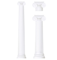 Ionic column Royalty Free Vector Image - VectorStock
