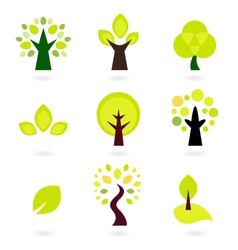 Paper tree Royalty Free Vector Image - VectorStock