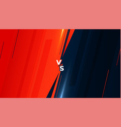 Comparison versus vs screen background Royalty Free Vector