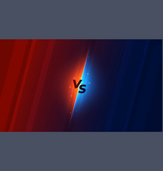 Comparison versus vs screen background Royalty Free Vector
