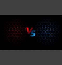 Comparison versus vs screen background Royalty Free Vector