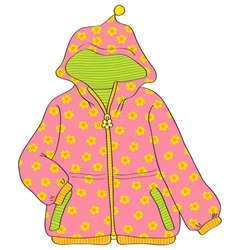 Jacket zipper icon simple style Royalty Free Vector Image