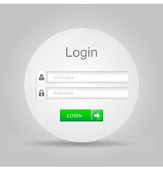 User login Royalty Free Vector Image - VectorStock