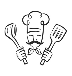 Chef icon set Royalty Free Vector Image - VectorStock
