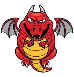 Dragon eating Royalty Free Vector Image - VectorStock