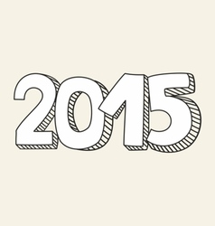 Cartoon year 2021 as old man is leaving new Vector Image