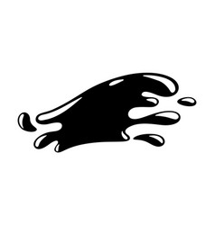 Stylized water splash Royalty Free Vector Image