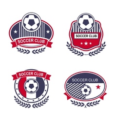 Sports crest emblem set Royalty Free Vector Image