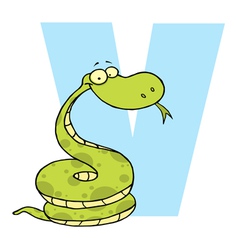 Viper cartoon Royalty Free Vector Image - VectorStock