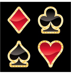 Card symbols Royalty Free Vector Image - VectorStock