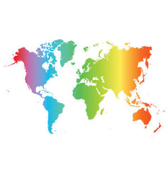 World map Royalty Free Vector Image - VectorStock