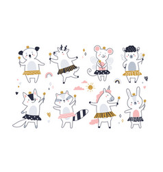 Magic wand with mysterious purple light glowing Vector Image