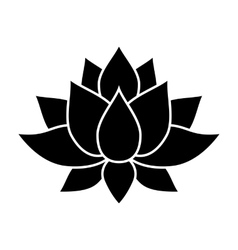 Lotus flower Royalty Free Vector Image - VectorStock