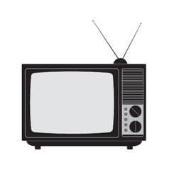 Retro tv set Royalty Free Vector Image - VectorStock