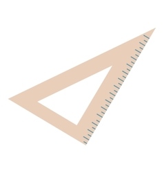 Ruler sketch isolated Royalty Free Vector Image