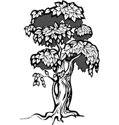 Decorative tree Royalty Free Vector Image - VectorStock