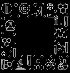 Chemistry science background Royalty Free Vector Image
