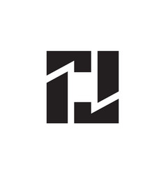 Interior designs logo different color rooms Vector Image