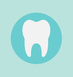 Tooth circle icon Royalty Free Vector Image - VectorStock