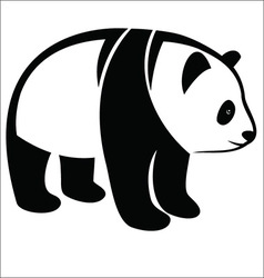 Cute small panda Royalty Free Vector Image - VectorStock