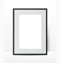 Realistic photo frame Royalty Free Vector Image