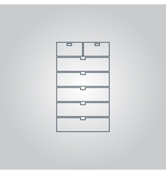 Drawer front set vector by Helioshammer - Image #1501184 - VectorStock