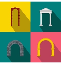 Flat line icon for lancet arch vector by YershovO - Image #3711810 ...