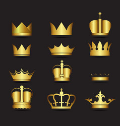 Kings crown vector by Dazdraperma - Image #234403 - VectorStock