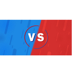 Versus logo vs letters for sports and fight Vector Image
