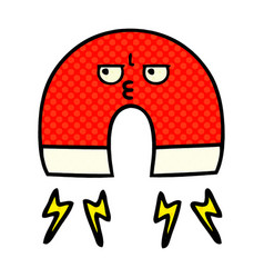 Cute cartoon magnet Royalty Free Vector Image - VectorStock