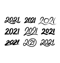 Modern calligraphy vintage handwritten font Vector Image