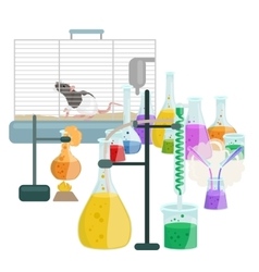 Chemistry lab Royalty Free Vector Image - VectorStock