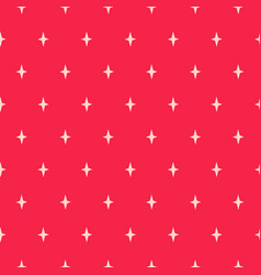 Pink tiny stars simple geometric repeat pattern Vector Image