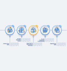 Personal growth development brochure template Vector Image