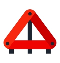 Road sign traffic street warning Royalty Free Vector Image