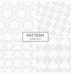 White background seamless pattern Royalty Free Vector Image