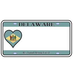 Vehicle registration plate Royalty Free Vector Image