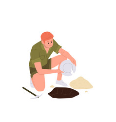 Ancient greek man cartoon Royalty Free Vector Image