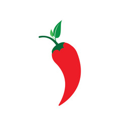 Cute chilli pepper character and pieces Royalty Free Vector