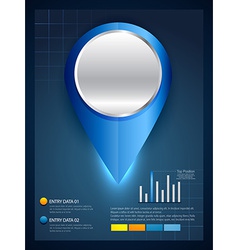 Infographic path template Royalty Free Vector Image