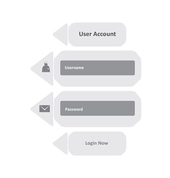 User login Royalty Free Vector Image - VectorStock